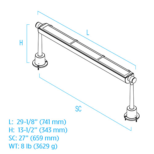 Advantus: Linear Ground Mount | Visa Lighting