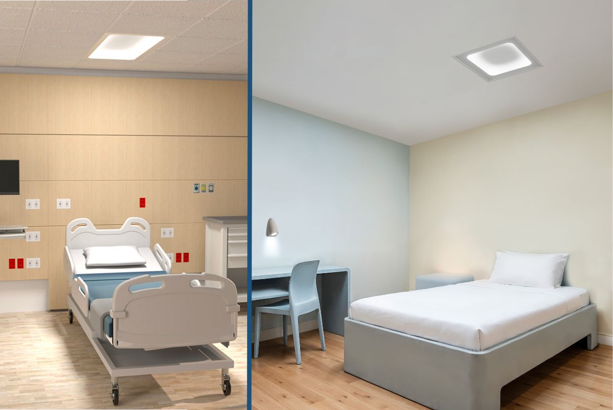 Harmony Healthcare Patient Room Lighting | Visa Lighting